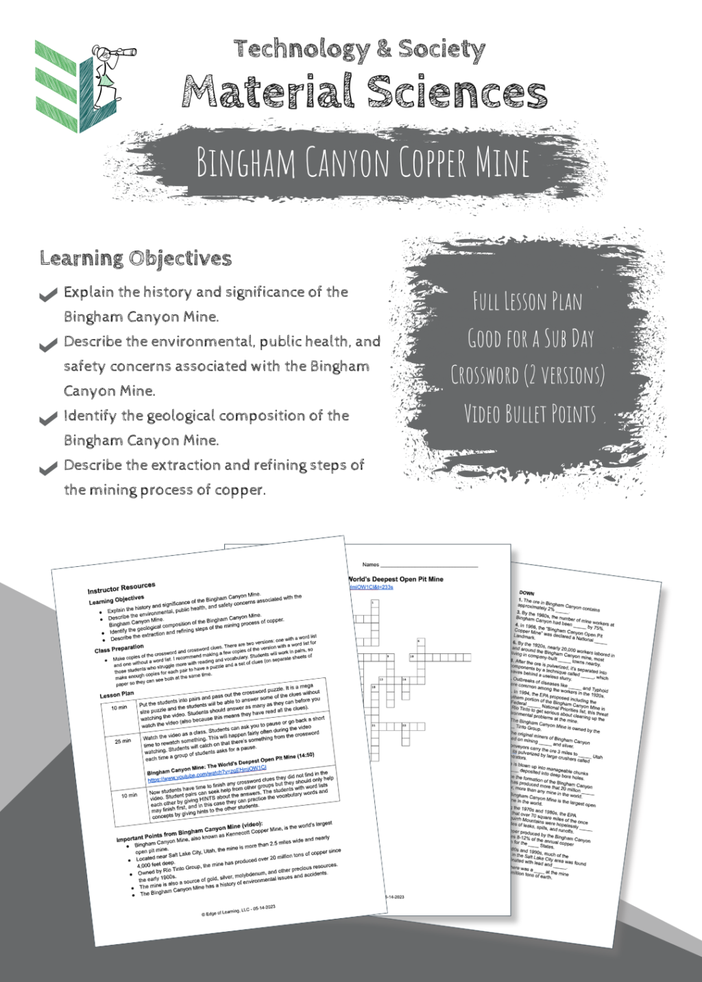 Materials Sciences: Bingham Canyon Copper Mine - Edge of Learning